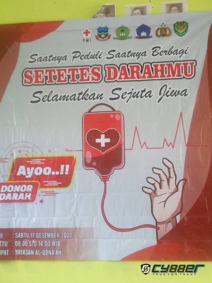 Setetes darahmu selamatkan sejuta jiwa