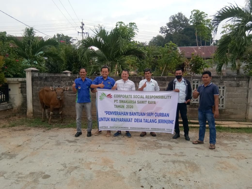 Sambut Idul Adha 1441 H, PT. Swakarsa Sawit Raya (SSR) Inhu Serahkan ...